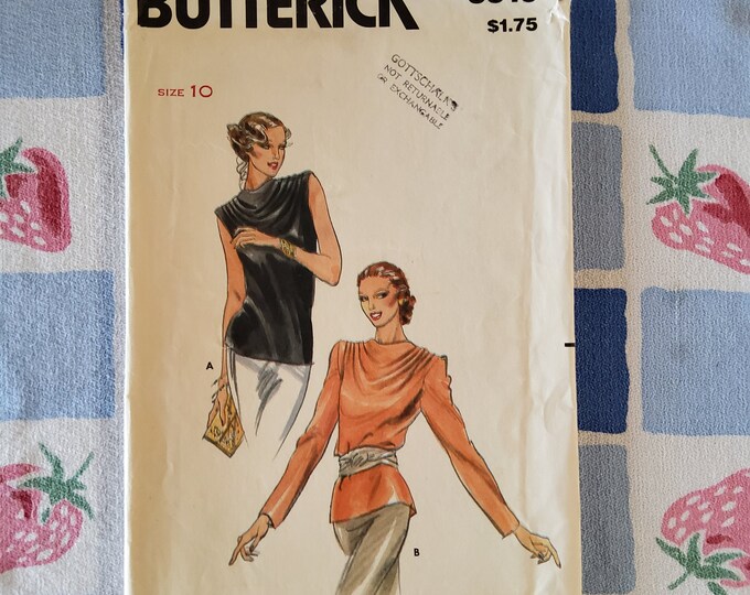 Butterick 6910 Complete Uncut Factory Folds Vintage Early 80s Sewing ...