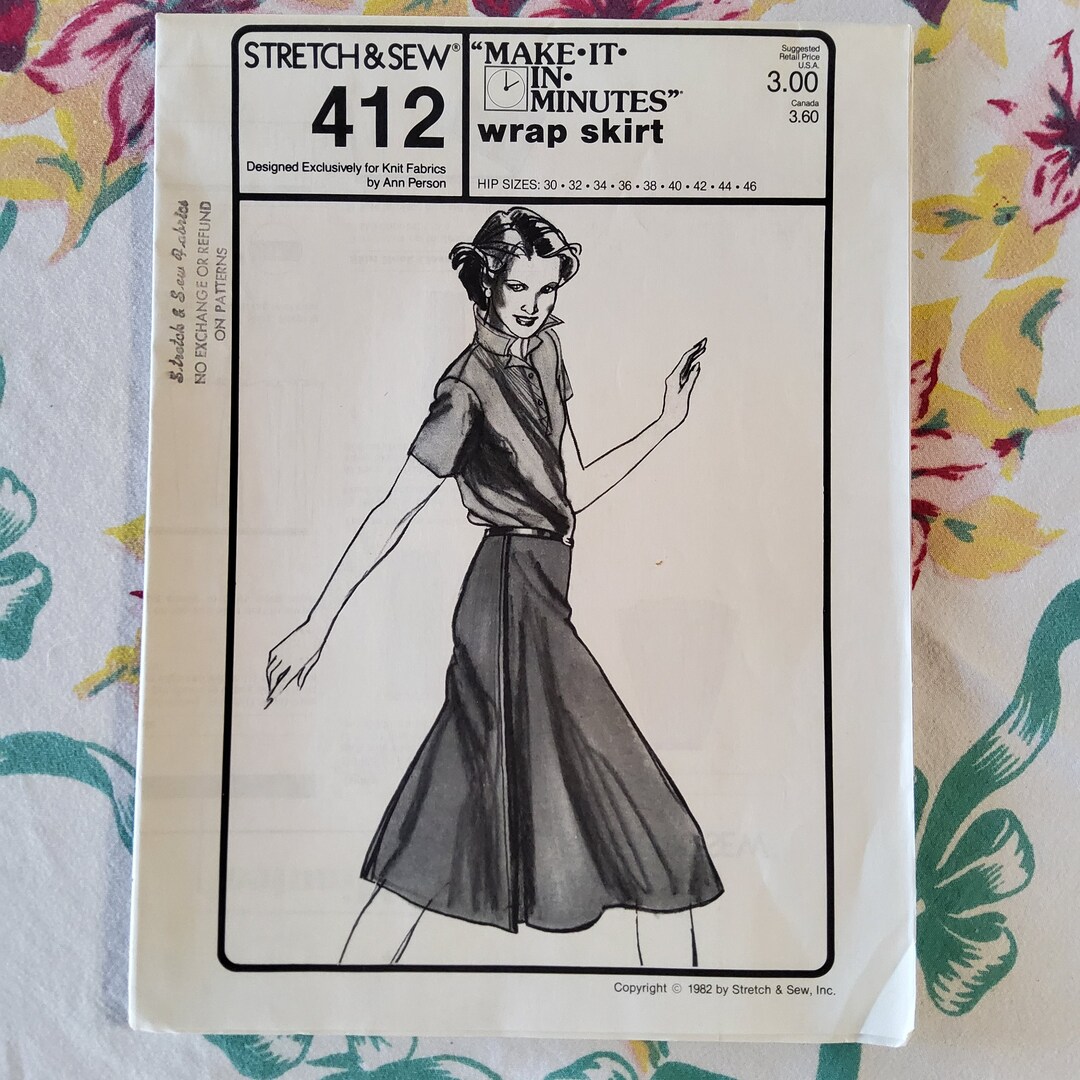 Stretch & Sew 412 Complete Uncut Factory Folds Vintage 80s Sewing ...