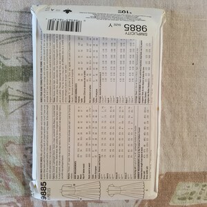 Simplicity 9885 Complete Uncut Factory Folds Vintage 90s Sewing Pattern ...