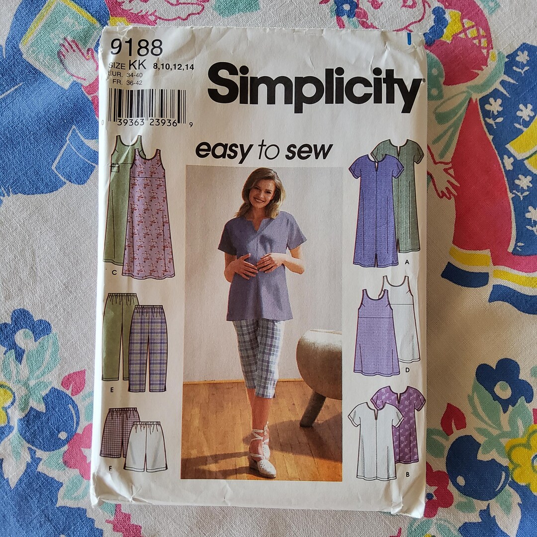 Simplicity 9188 Complete Uncut Factory Folds Vintage 2000 Sewing ...