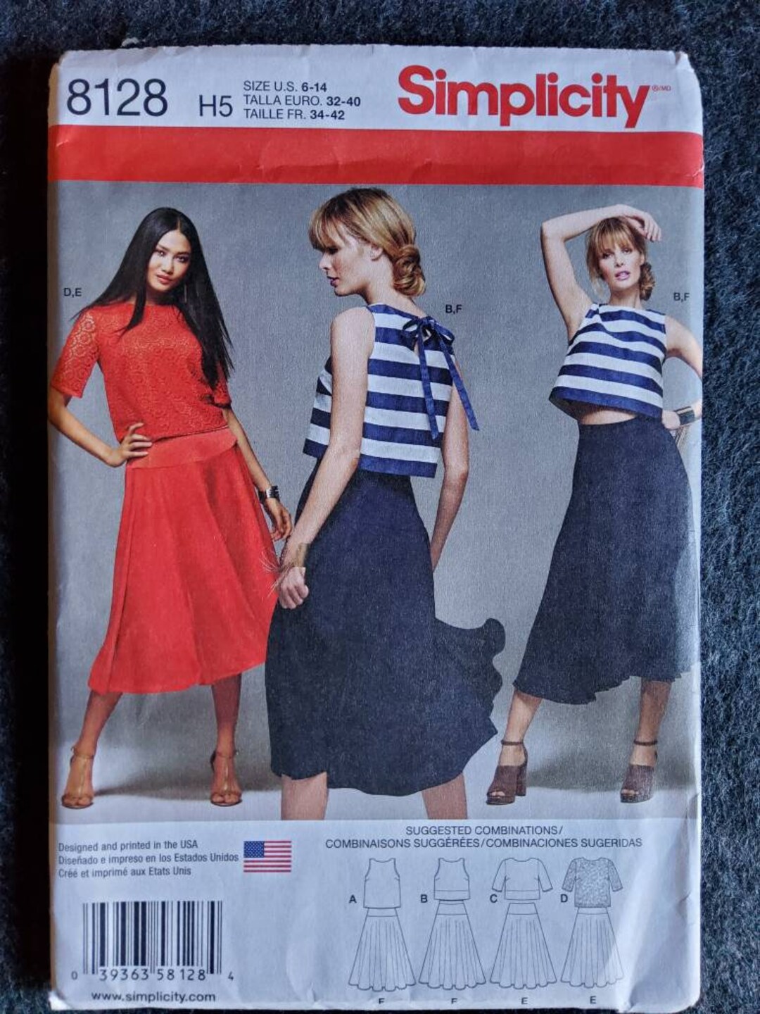 Simplicity 8128 Complete Uncut Factory Folds Trendy Summer - Etsy