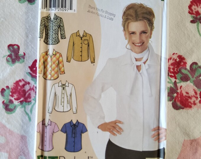 Simplicity 9816 Complete Uncut Factory Folds Sewing Pattern Button up ...
