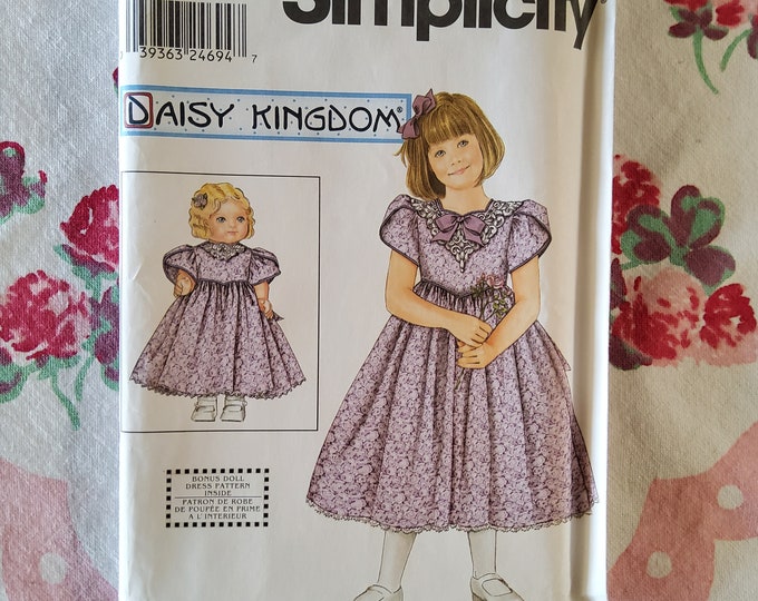 Simplicity 9600 Complete Uncut Factory Folds Sewing Pattern Daisy ...