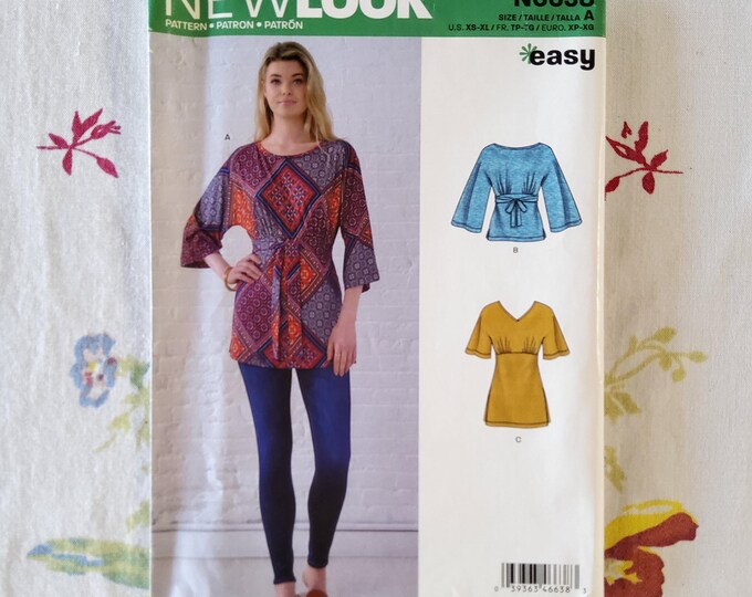 New Look 6638 Complete Uncut Factory Folds Sewing Pattern Grown on ...