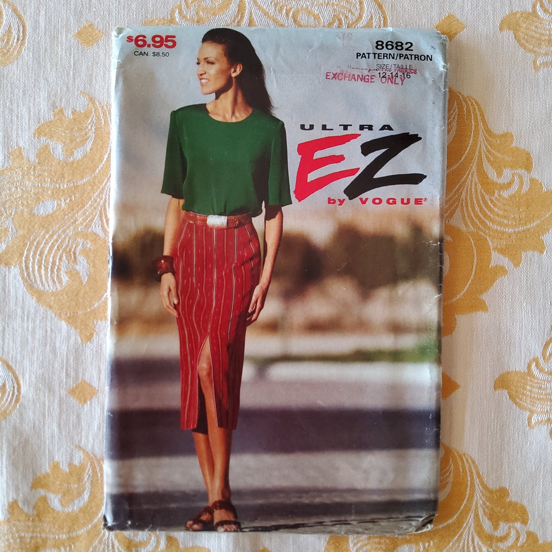 Vogue Ultra EZ 8682 Complete Uncut Factory Folds Vintage 90s Sewing ...