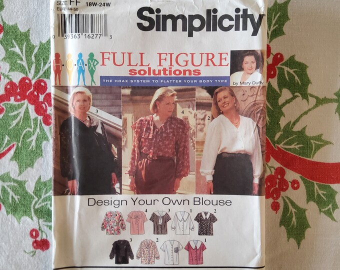 Simplicity 9318 Complete Uncut Factory Folds Vintage 90s Sewing Pattern ...