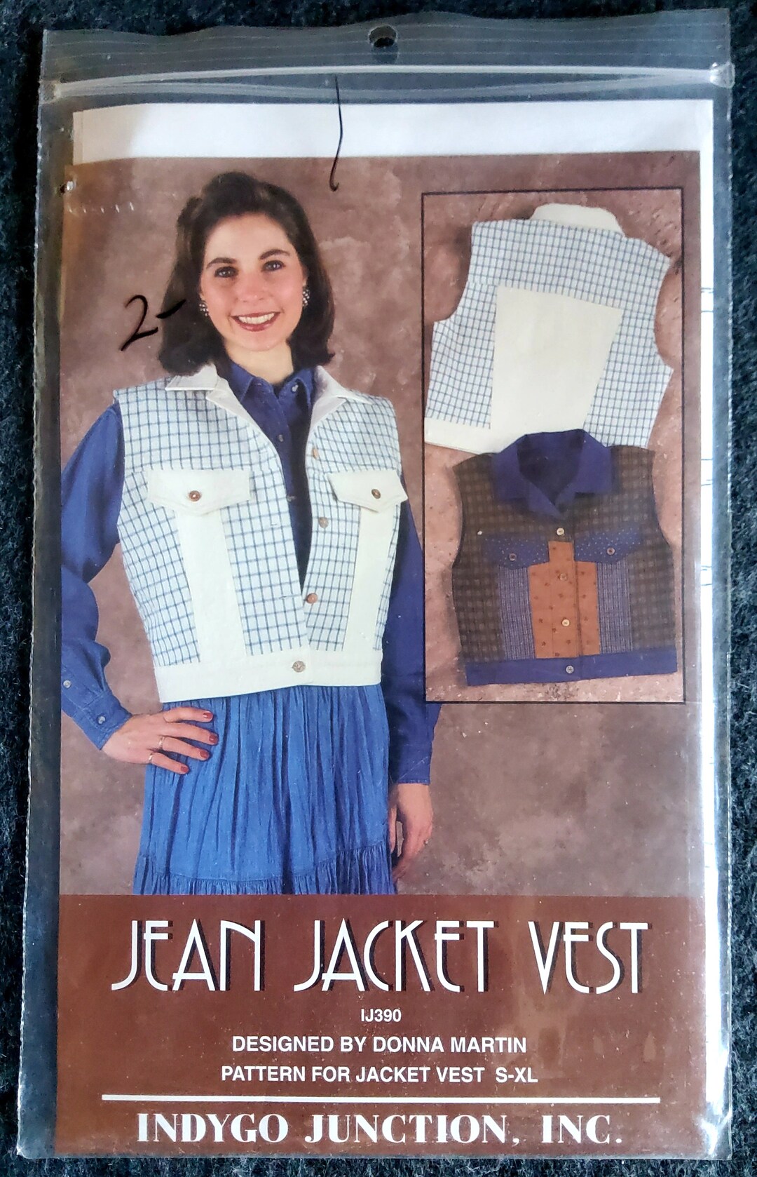 Indygo Junction IJ 390 Complete Uncut Factory Folds Vintage 90s Jean ...