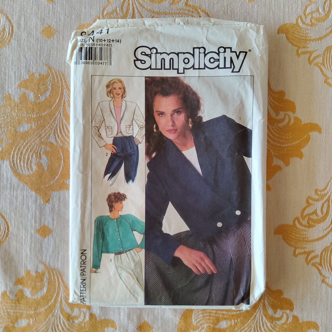 Simplicity 8441 Complete Uncut Factory Folds Vintage 80s - Etsy