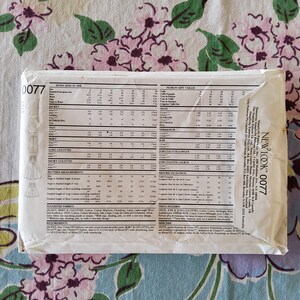 New Look 0077 Complete Uncut Factory Folds Vintage 90s Sewing Pattern ...