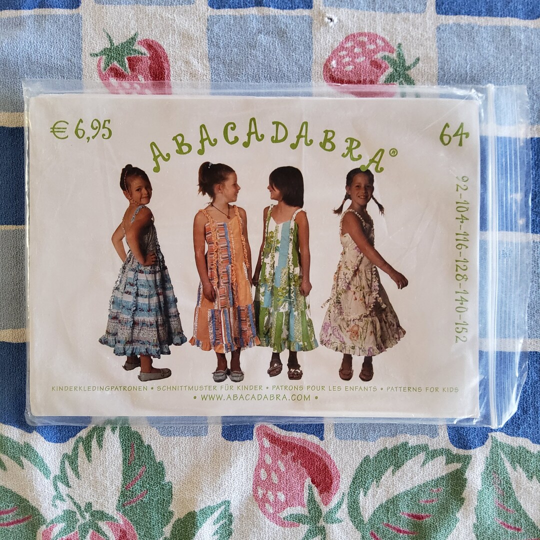 Abacadabra 64 Complete Uncut Factory Folds European Kids Sewing Pattern ...