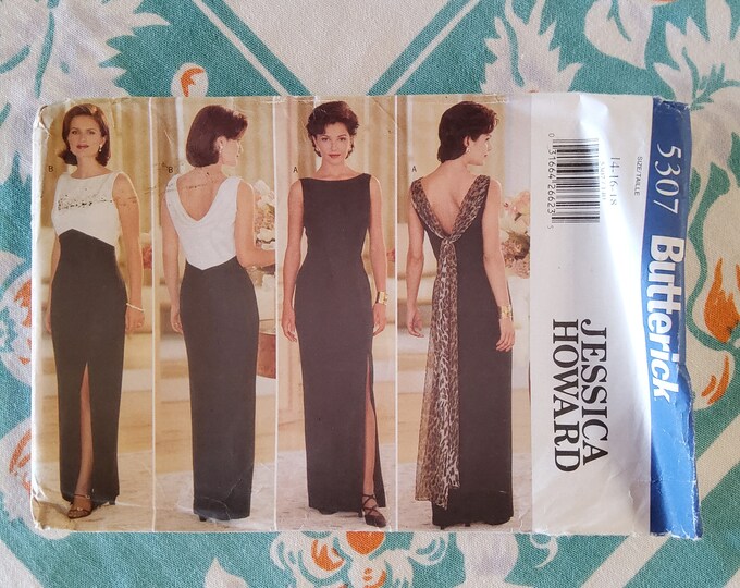 Butterick 5307 Complete Uncut Factory Folds Vintage 90s Sewing Pattern ...