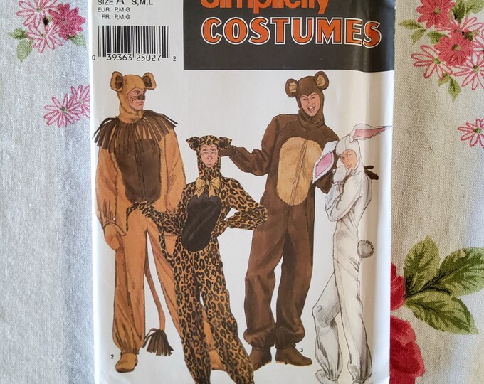 Simplicity 9807 Complete Uncut Factory Folds Sewing Costume Pattern ...