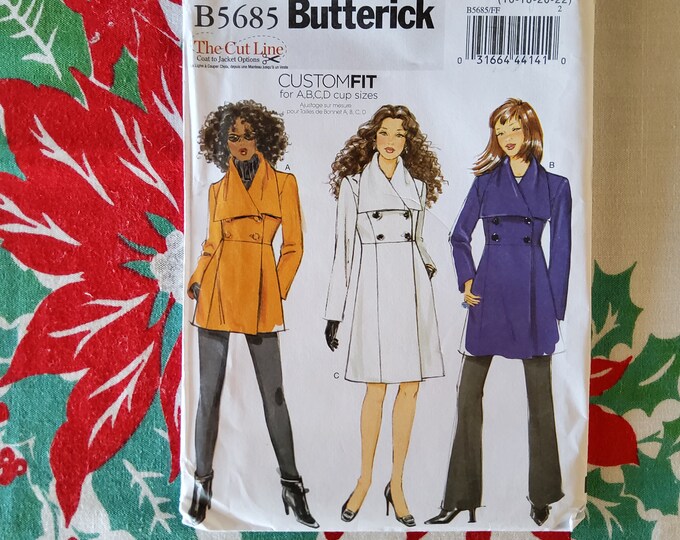 Butterick 5685 Complete Uncut Factory Folds Sewing Pattern Double ...