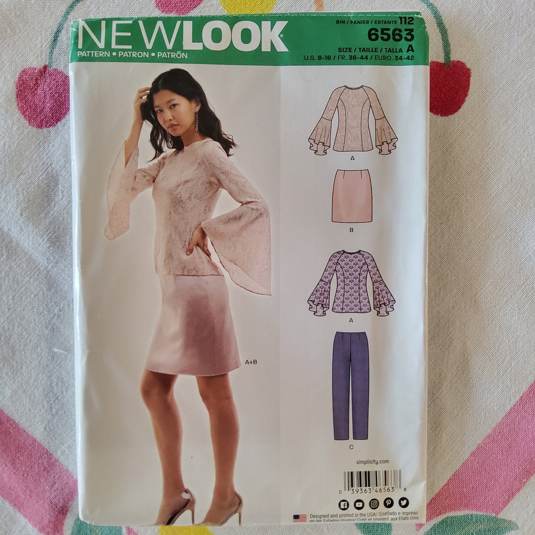 New Look 6563 Complete Uncut Factory Folds Sewing Pattern - Etsy