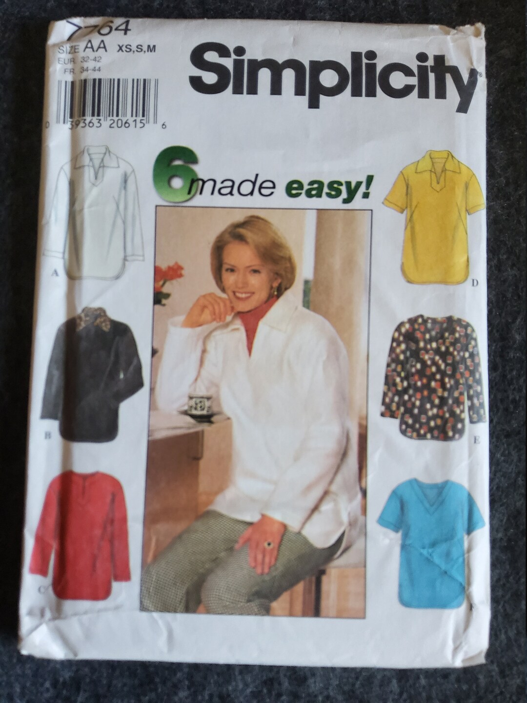 Simplicity 7764 Complete Uncut Factory Folds Vintage 90s 6 Made Easy ...