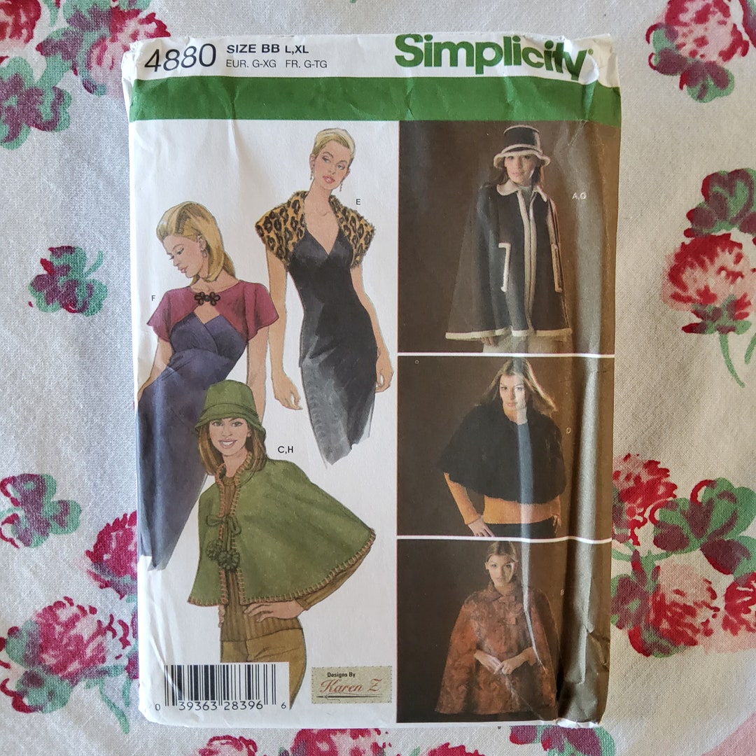 Simplicity 4880 Complete Uncut Factory Folds Sewing Pattern - Etsy