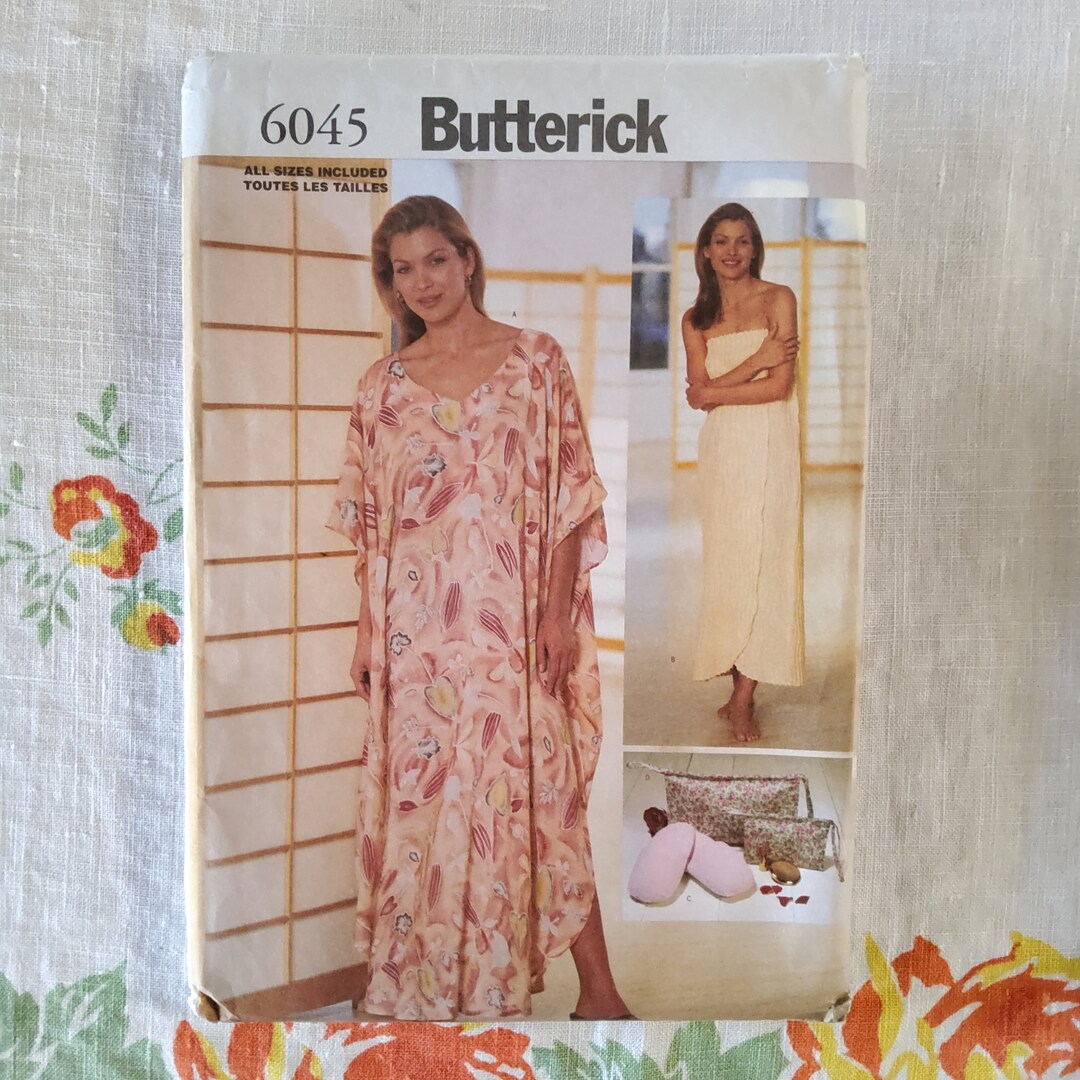 Butterick 6045 Complete Uncut Factory Folds Sewing Pattern Loungewear ...