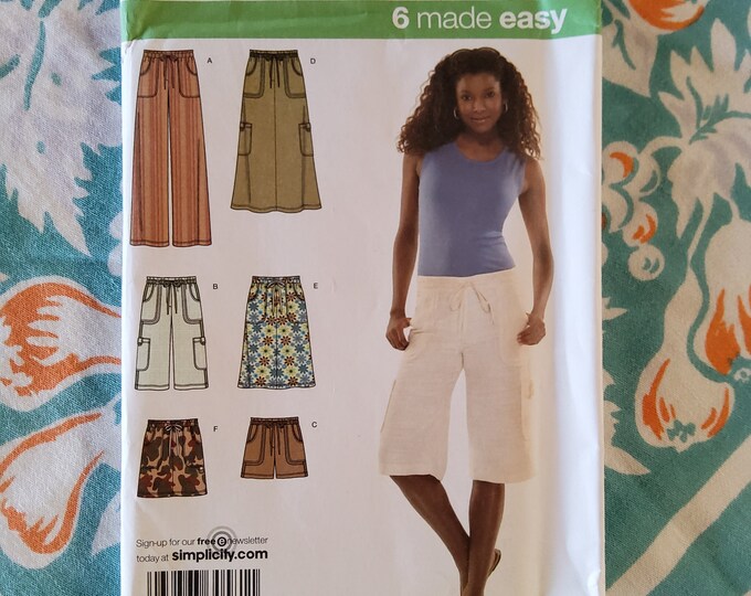 Simplicity 3796 Complete Uncut Factory Folds Sewing Pattern Cargo Style ...
