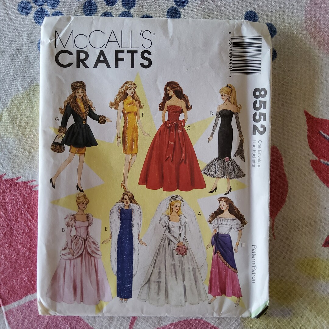 Mccalls Crafts 8552 Complete Uncut Factory Folds Vintage 90s Sewing ...