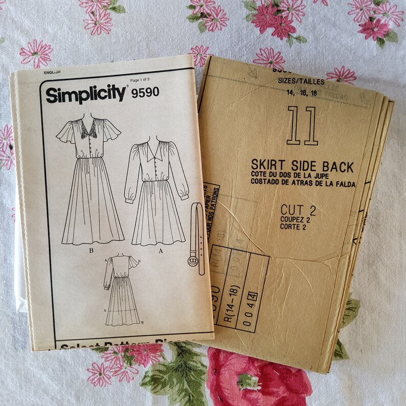 Simplicity 9590 Complete Uncut Factory Folds Vintage 90s - Etsy