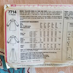 Simplicity 7714 Complete Uncut Factory Folds Vintage 70s Sewing Pattern ...