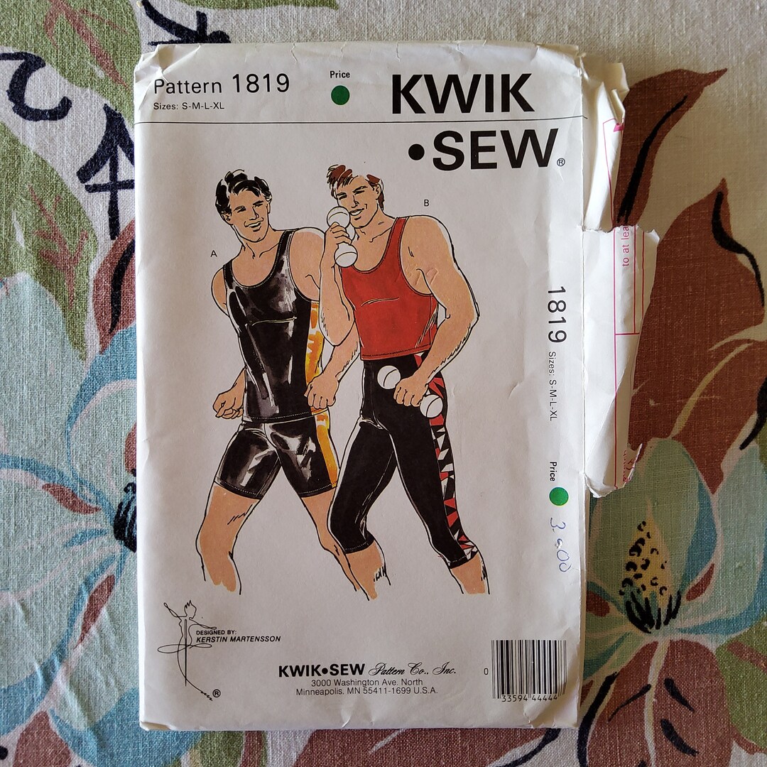 Kwik Sew 1819 Complete Uncut Factory Folds Vintage 80s Sewing Pattern ...