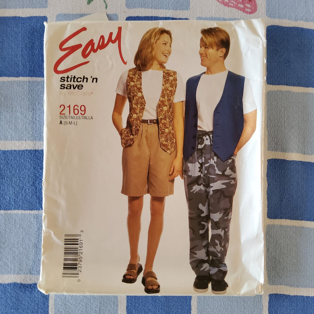 Mccalls Stitch 'n Save 2169 Complete Uncut Factory Folds Vintage 90s ...