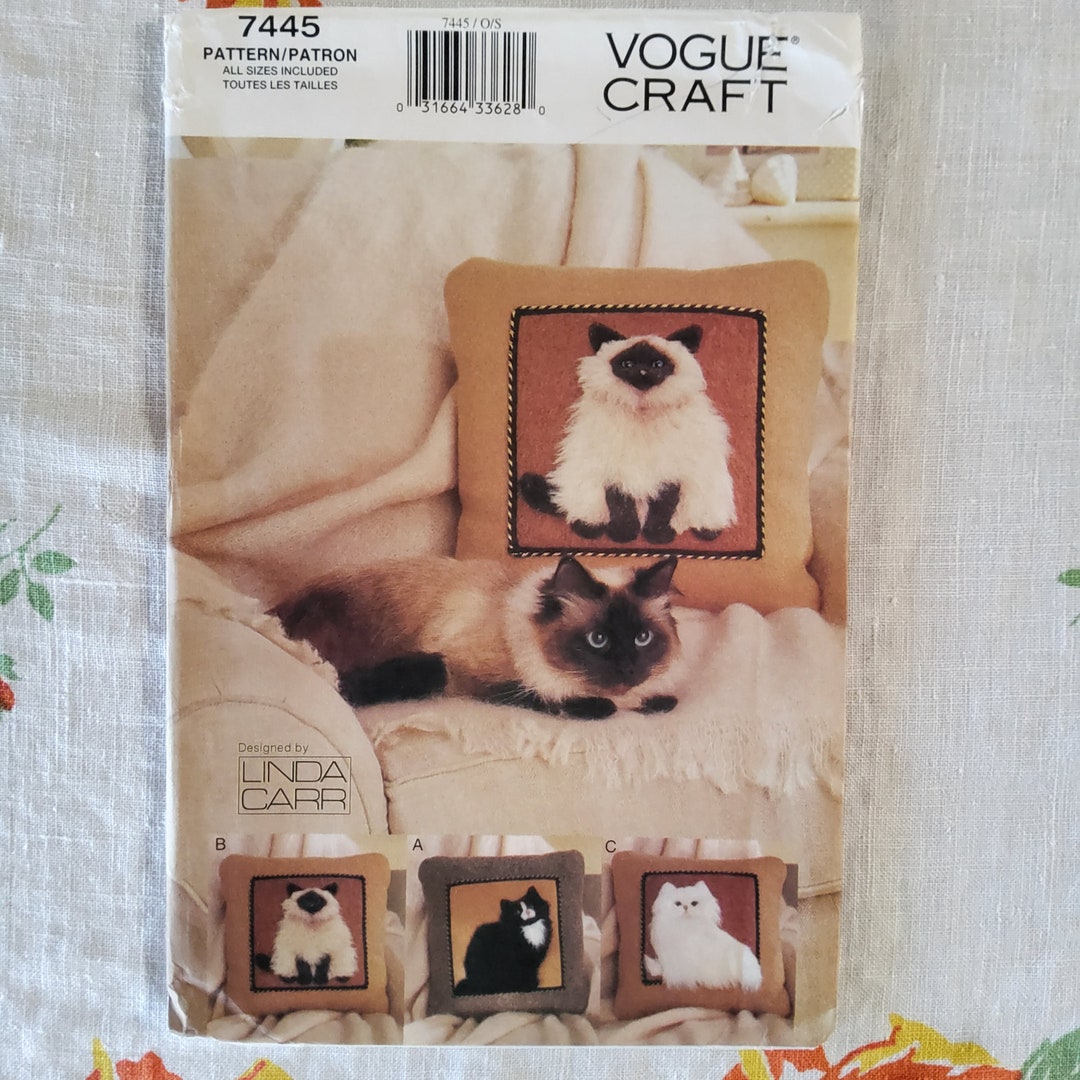 Vogue Craft 7445 Complete Uncut Factory Folds Sewing Craft Pattern ...