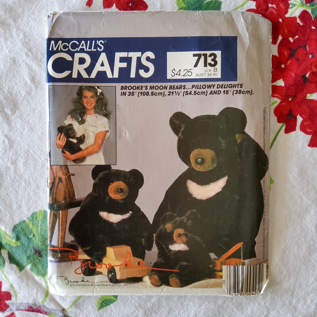 Mccalls 713 / 8865 Complete Uncut Factory Folds Vintage 80s Sewing Pattern Brooke Shields' Moon ...