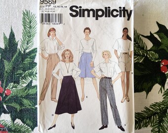 Simplicity 8571 Complete Uncut Factory Folds Vintage 1993 90s Sewing ...