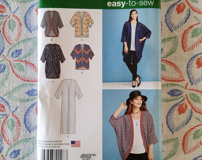 Simplicity 1108 Complete Uncut Factory Folds Sewing Pattern Kimono ...