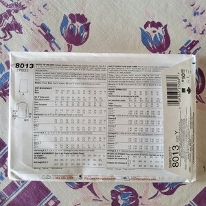 Simplicity 8013 Complete Uncut Factory Folds VNTG 90s Sewing Pattern ...