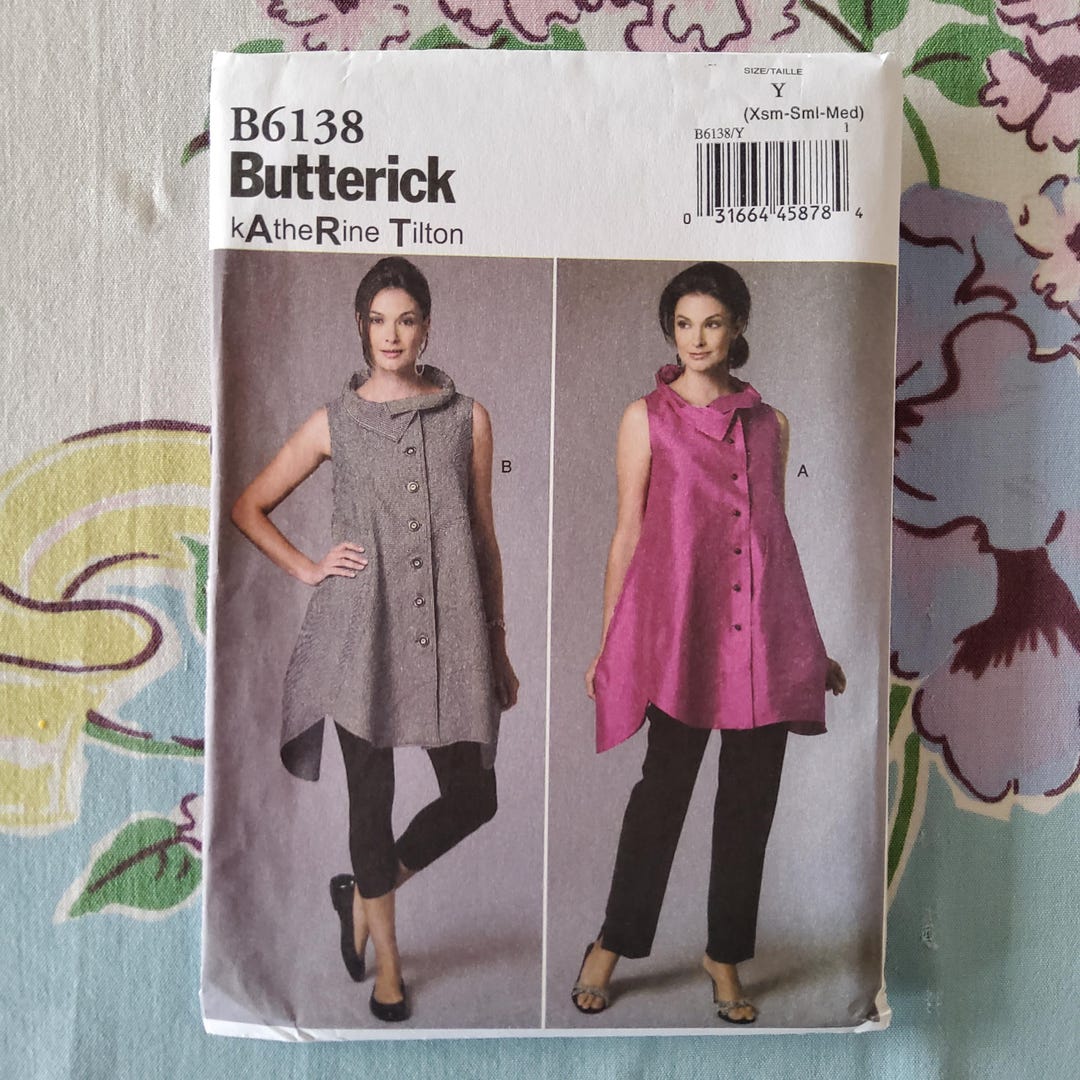 Butterick 6138 Complete Uncut Factory Folds Sewing Pattern Katherine ...