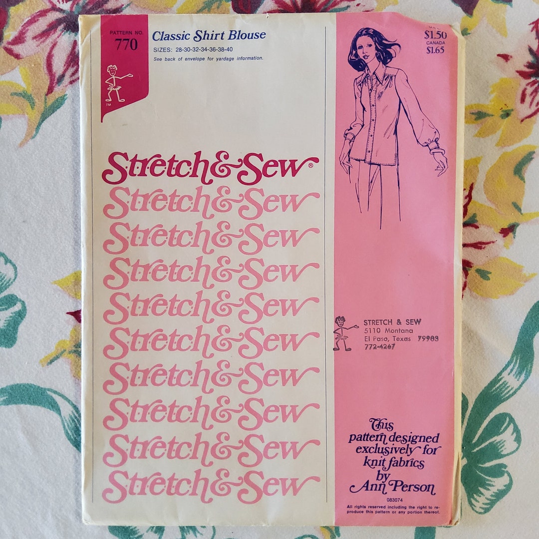 Stretch & Sew 770 Complete Uncut Factory Fold Vintage 70s Sewing ...