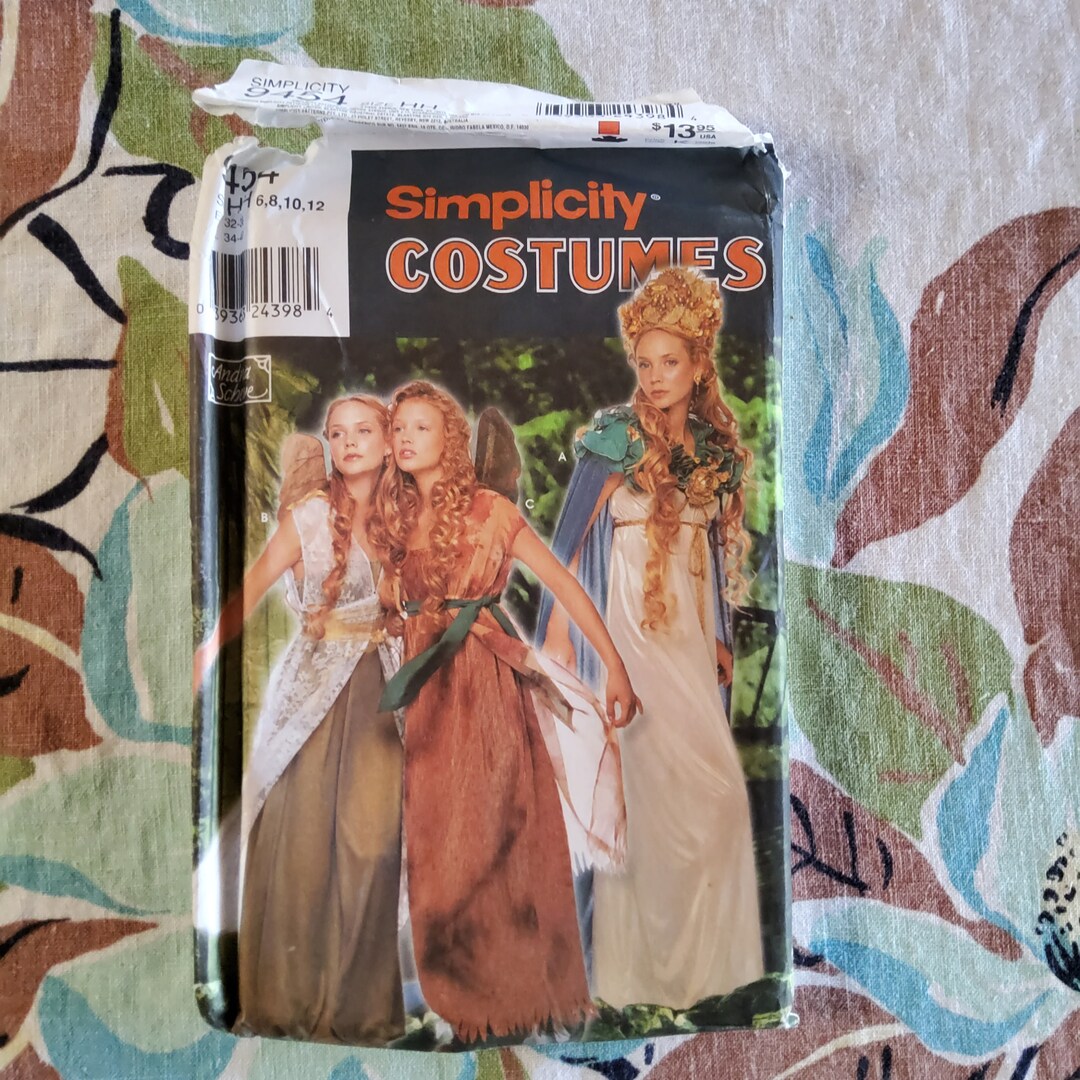 Simplicity 9454 Complete Uncut Factory Folds Vintage 2000s Costume ...