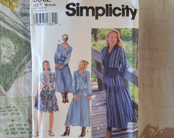 Simplicity 8609 Complete Uncut Factory Folds Vintage 90s - Etsy