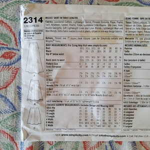 Simplicity 2314 Complete Uncut Factory Folds Sewing Pattern Learn to ...