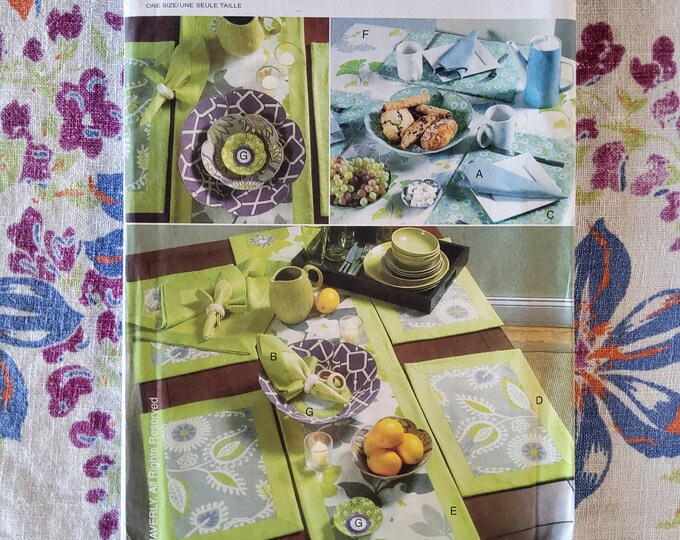 Butterick 5800 Complete Uncut Factory Folds Home Dec Waverly Sewing ...