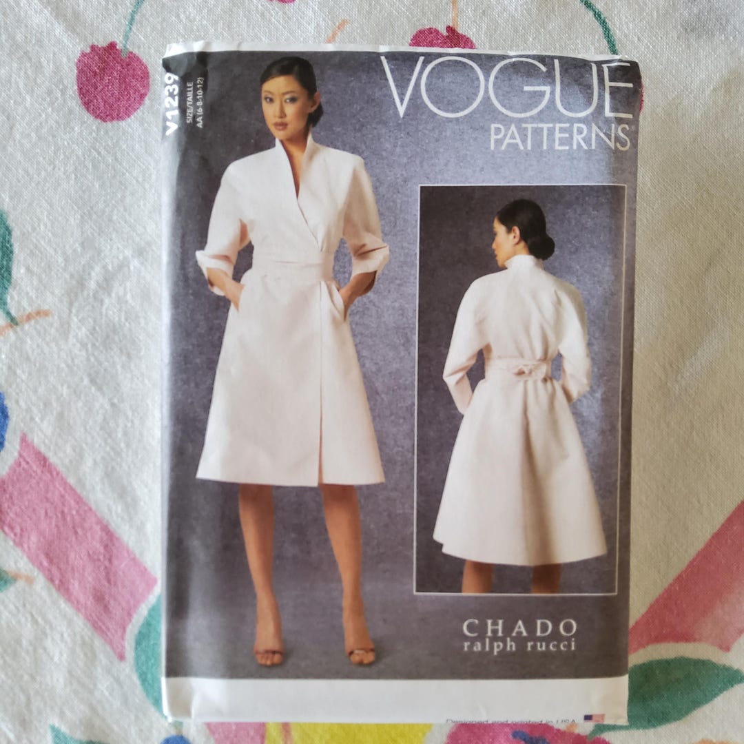 Vogue 1239 Complete Uncut Factory Folds 2021 Sewing Pattern Chado Ralph ...