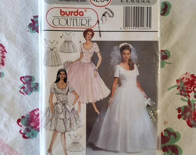 Burda 4284 Complete Uncut Factory Folds Unopened Vintage 80s Sewing ...