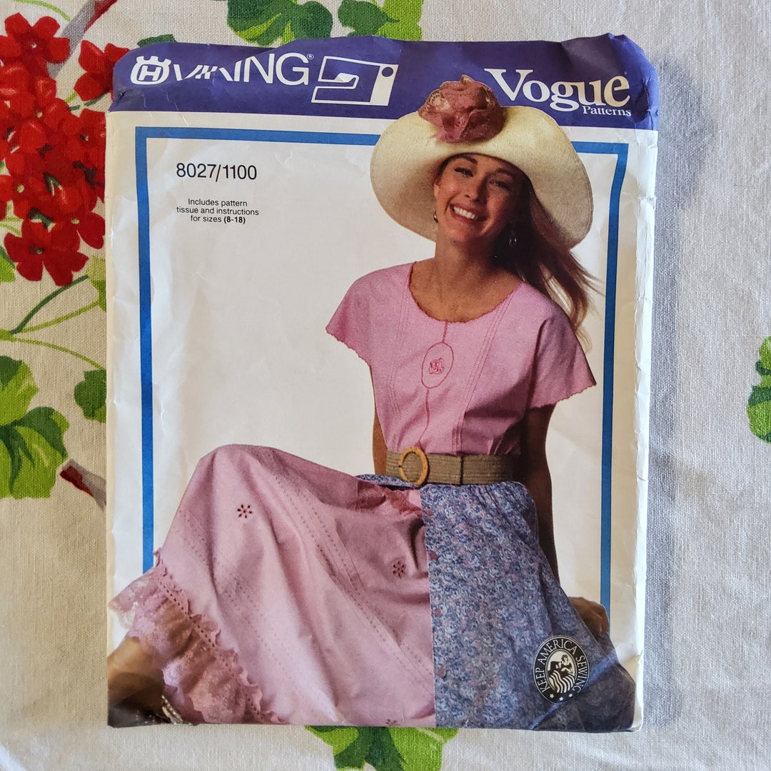 Vogue 8027 / 1100 Complete Uncut Factory Folds Promotional Viking ...