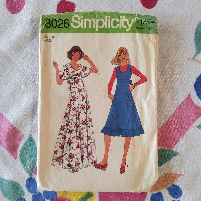 70s Dress Pattern - Etsy