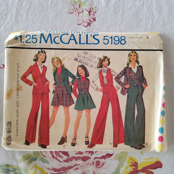 Vintage Work Uniform Pattern - Etsy