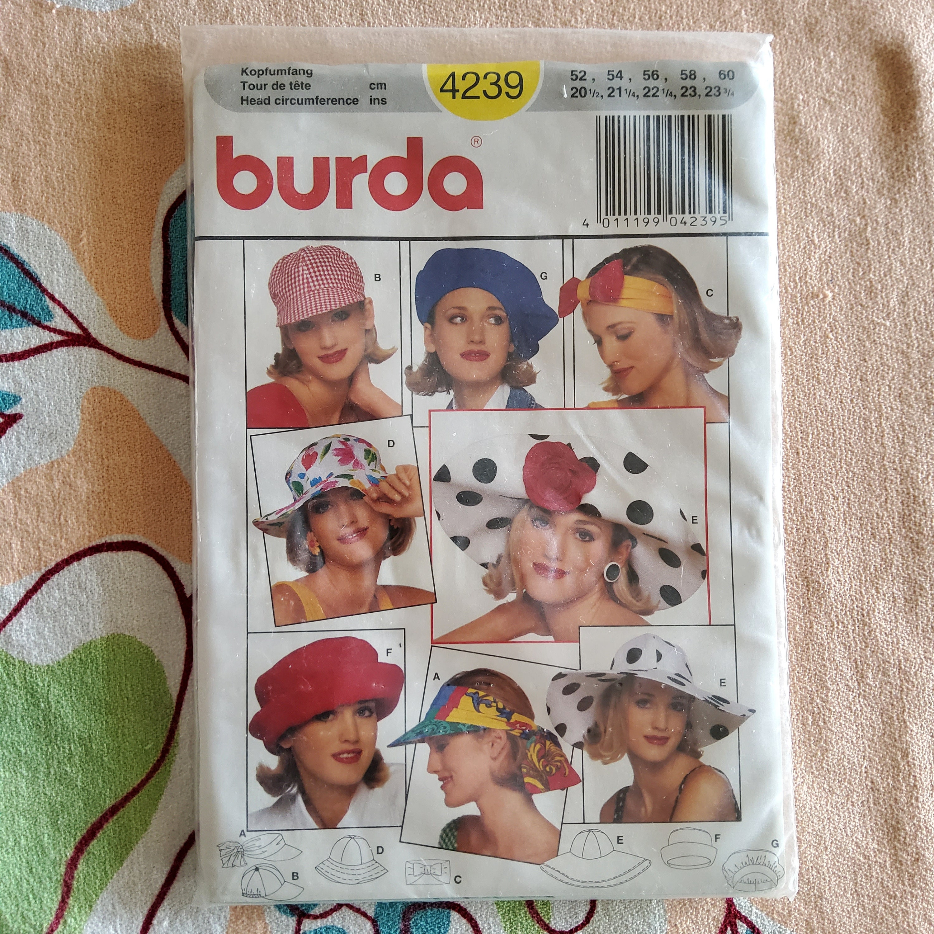 Sewing & Needlecraft Burda 4239 Complete Uncut Factory Folds Unopened ...