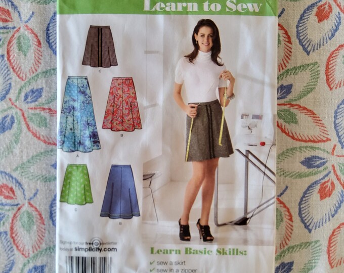 Simplicity 2314 Complete Uncut Factory Folds Sewing Pattern Learn to ...