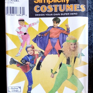 Simplicity 9649 Complete Uncut Factory Folds Vintage 90s Halloween ...