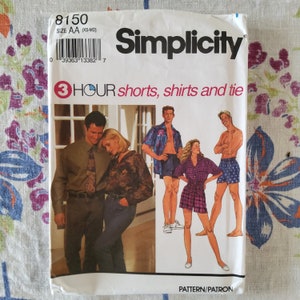 Simplicity 8150 Complete Uncut Factory Folds Vintage 90s Sewing Pattern ...