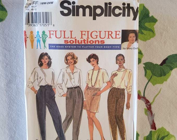Simplicity 9712 Complete Uncut Factory Folds Vintage 90s Sewing Pattern ...