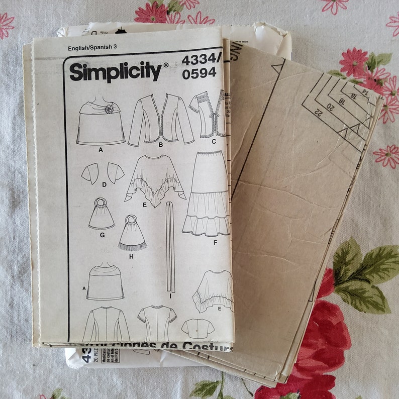 Simplicity 4334 Complete Uncut Factory Folds Lounge Singer - Etsy