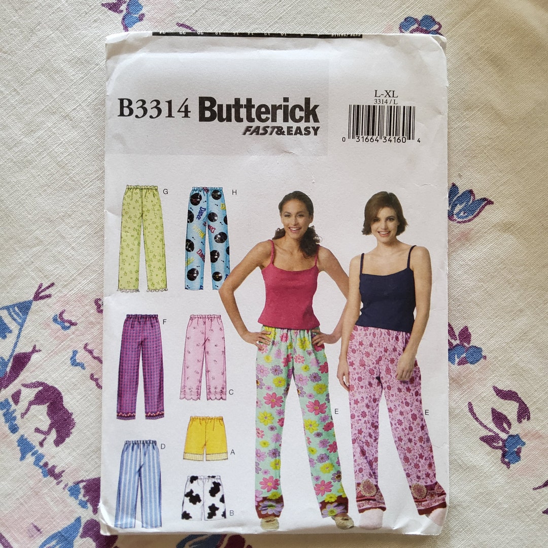 Butterick 3314 Complete Uncut Factory Folds Y2K Era Sewing Pattern ...